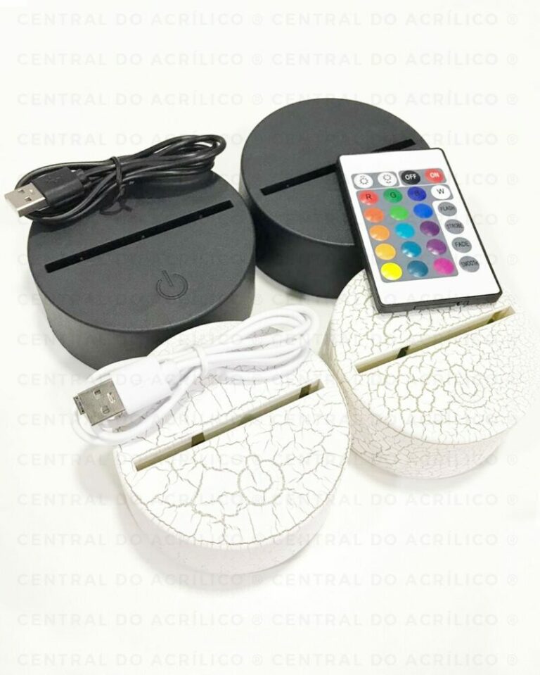 BASE LED RGB | Central Do Acrílico